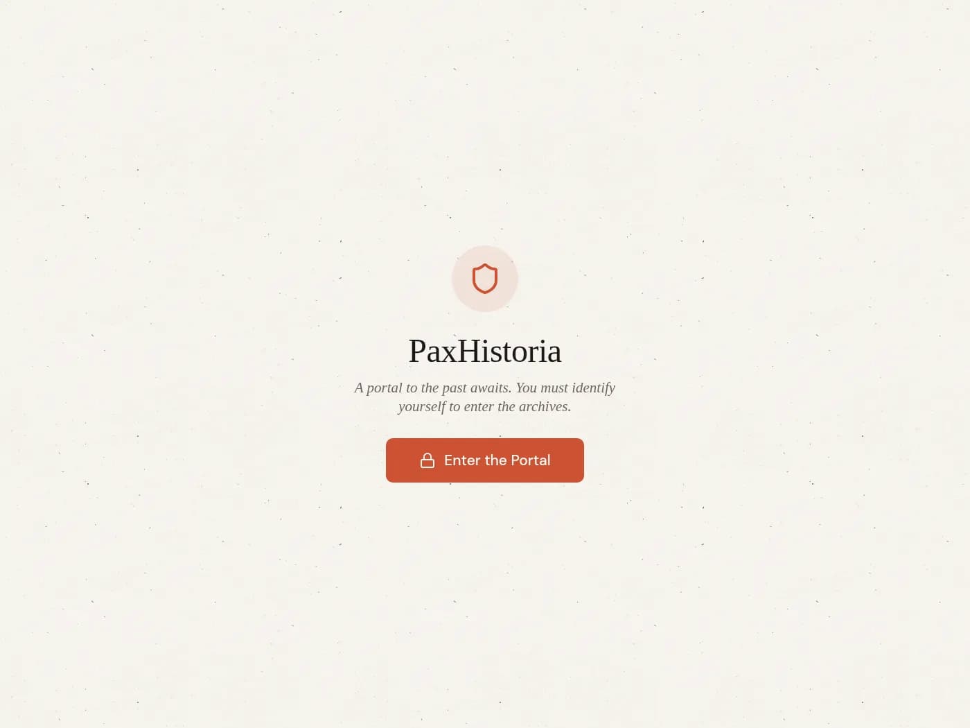 PaxHistoria Game Portal