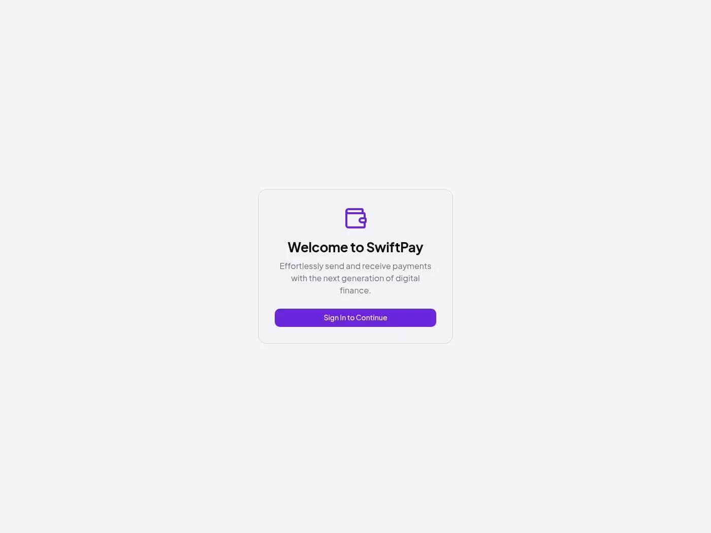 SwiftPay App