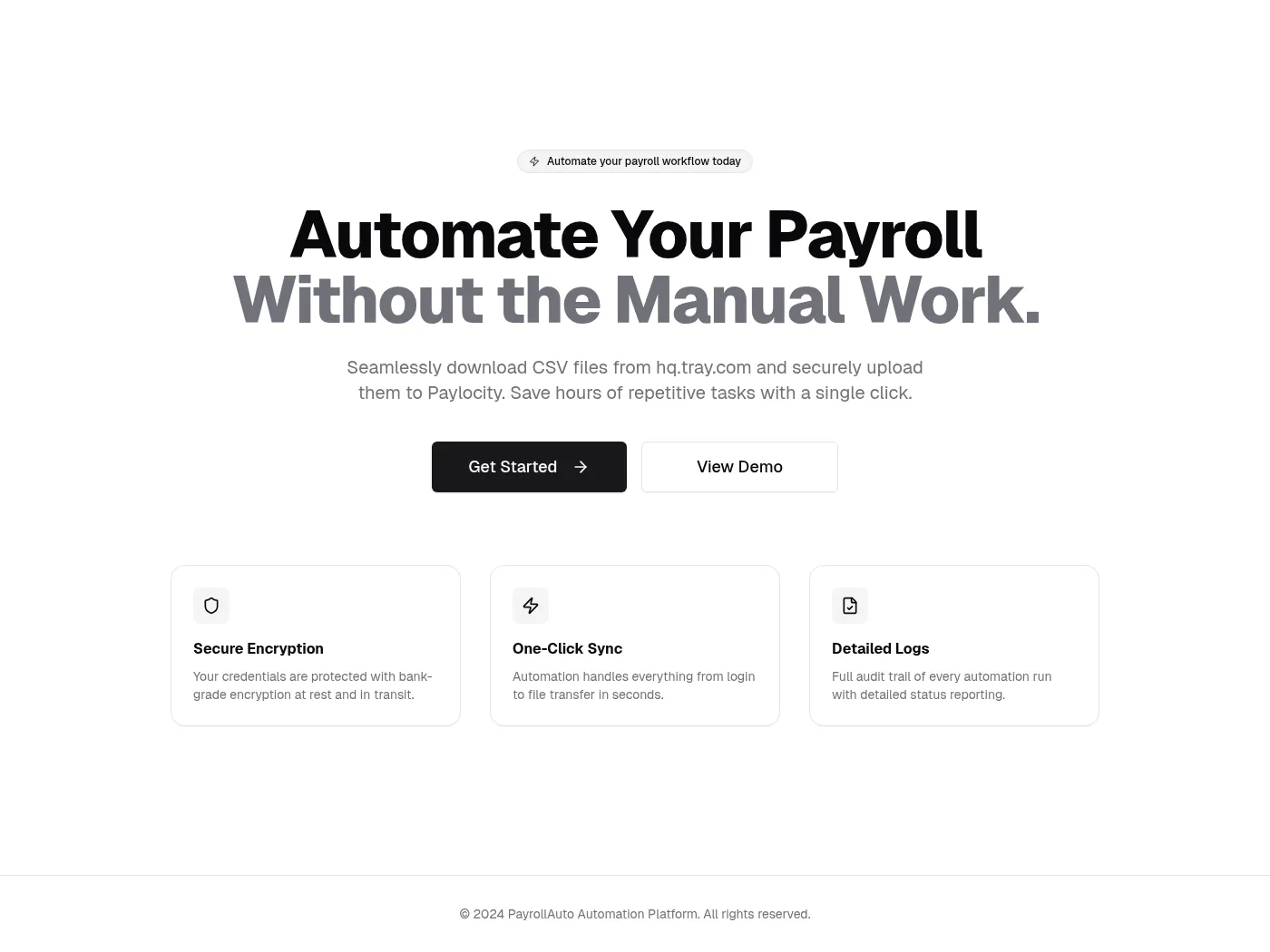 Payroll CSV Automator