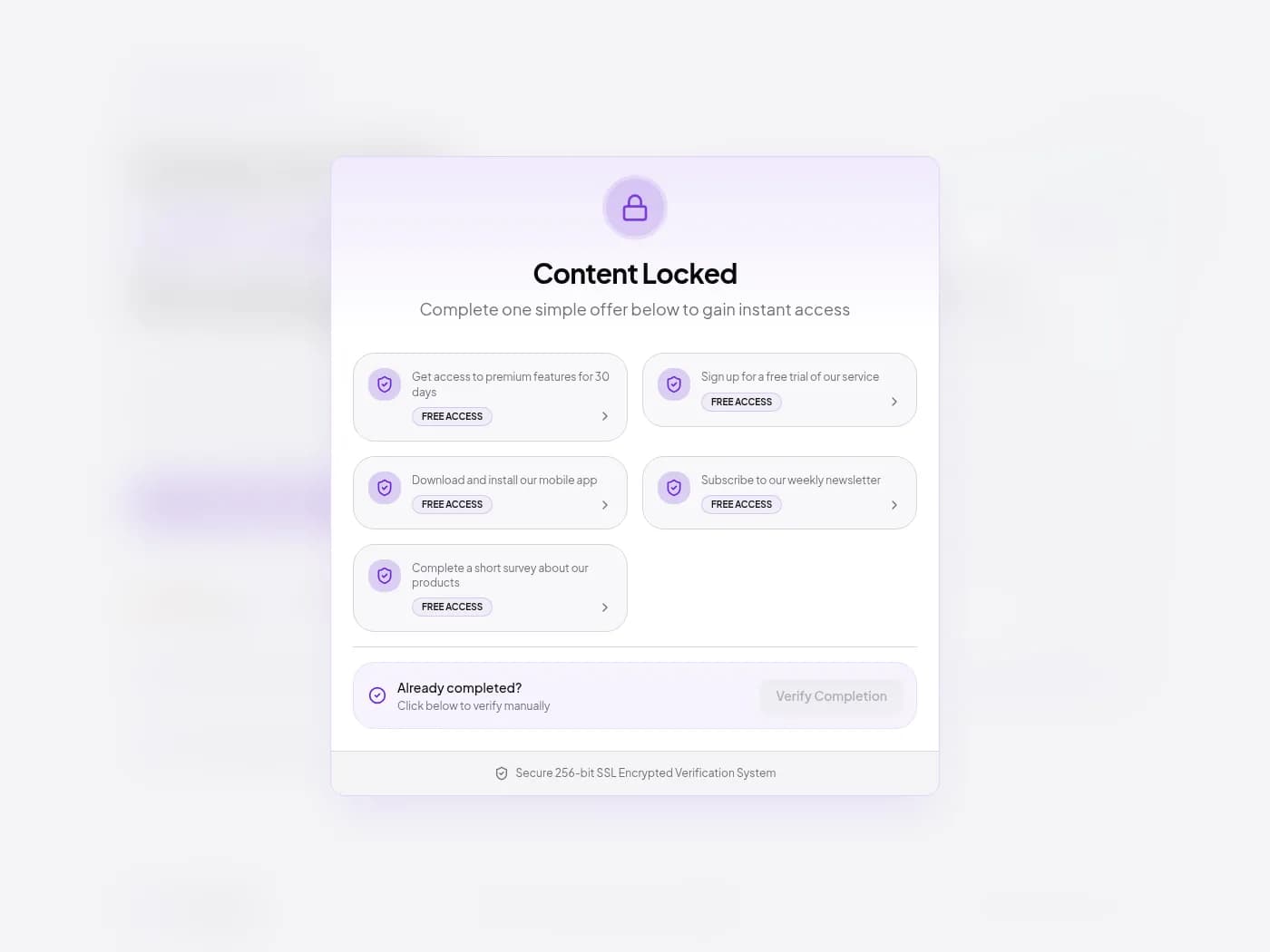 Paysale Content Locker