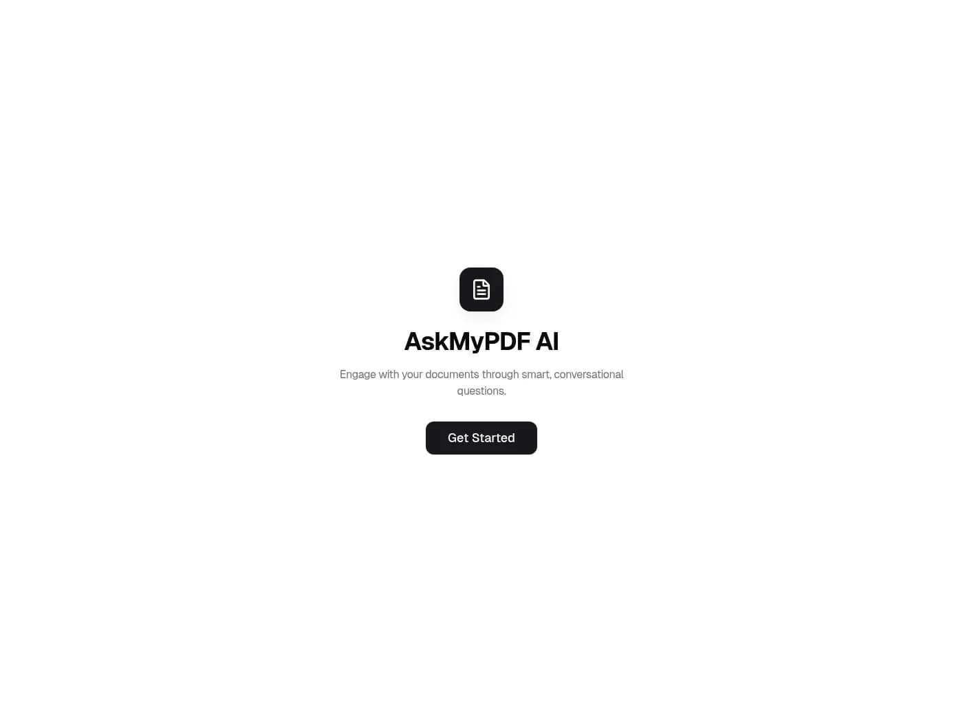 AskMyPDF AI Assistant