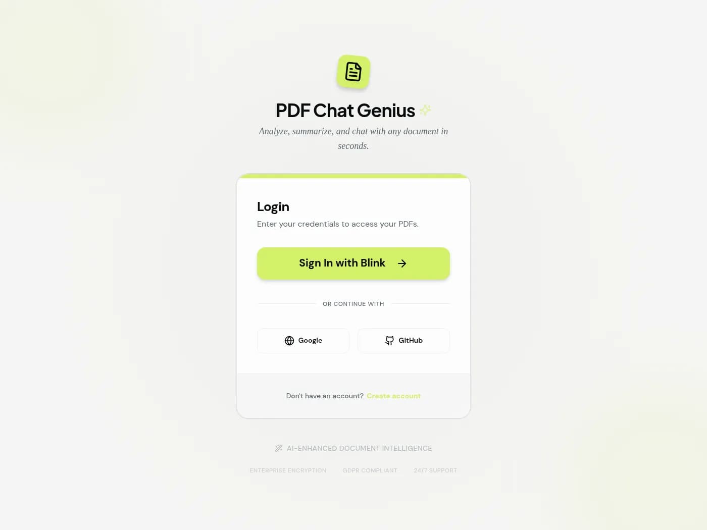 PDF Chat Genius