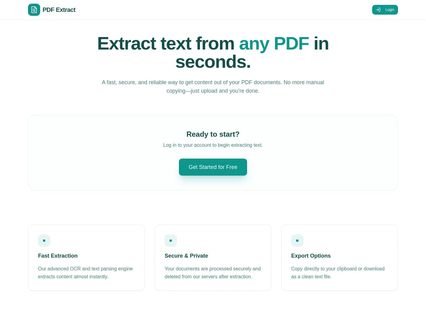 PDF Text Extractor