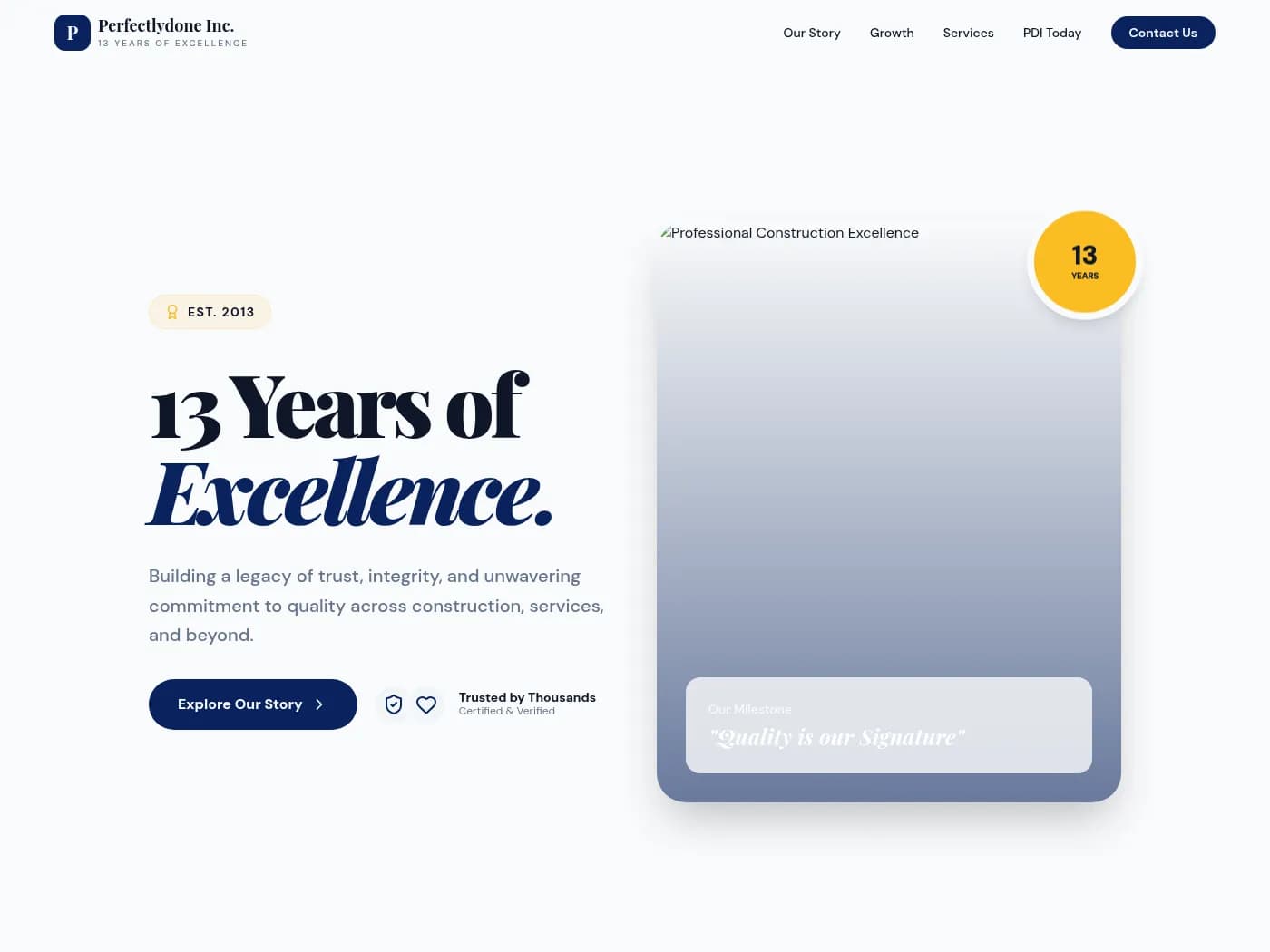 Perfectlydone Story Site