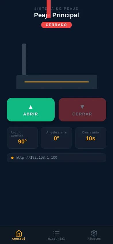 Peaje Control App