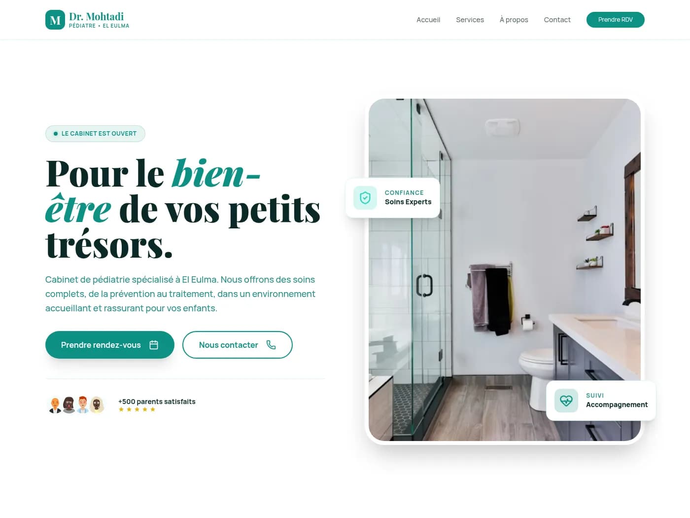Pediatric Clinic Webpage