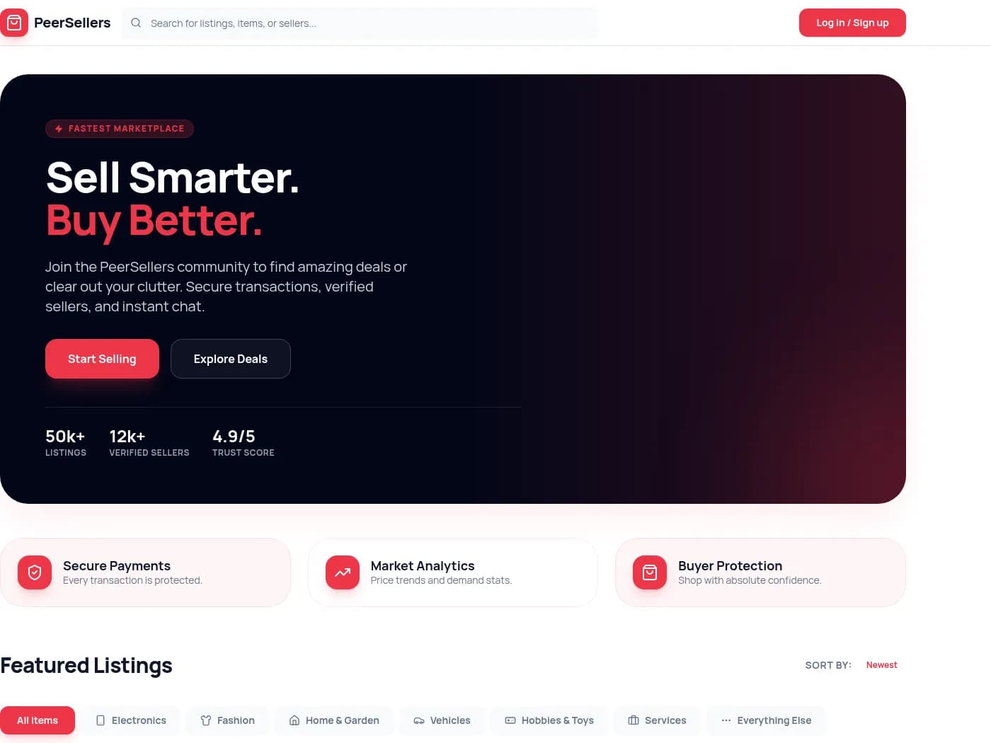 PeerSellers Marketplace