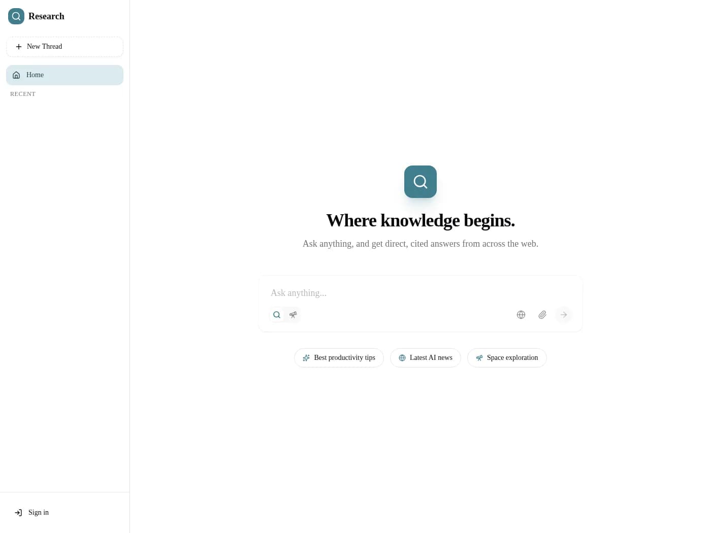 Perplexity Free Local Clone