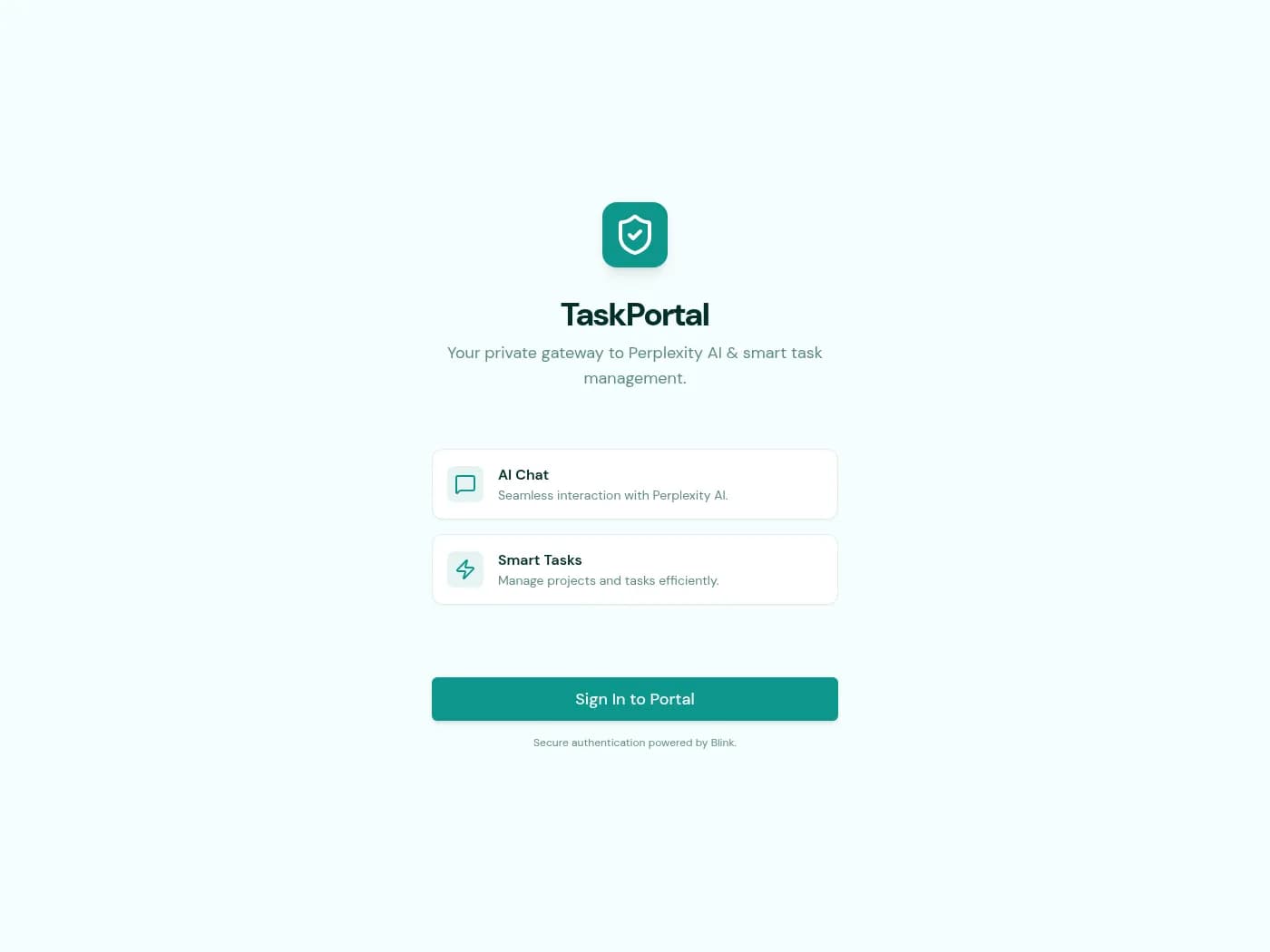 Perplexity Task Portal