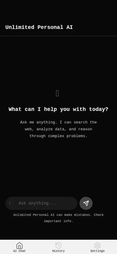 Unlimited Personal AI