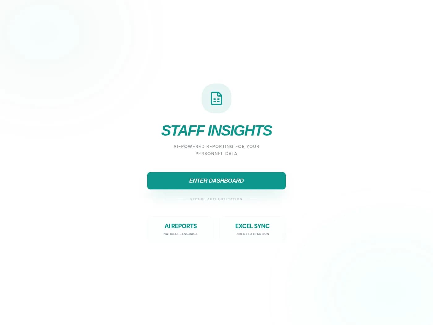 Staff Insights Dashboard