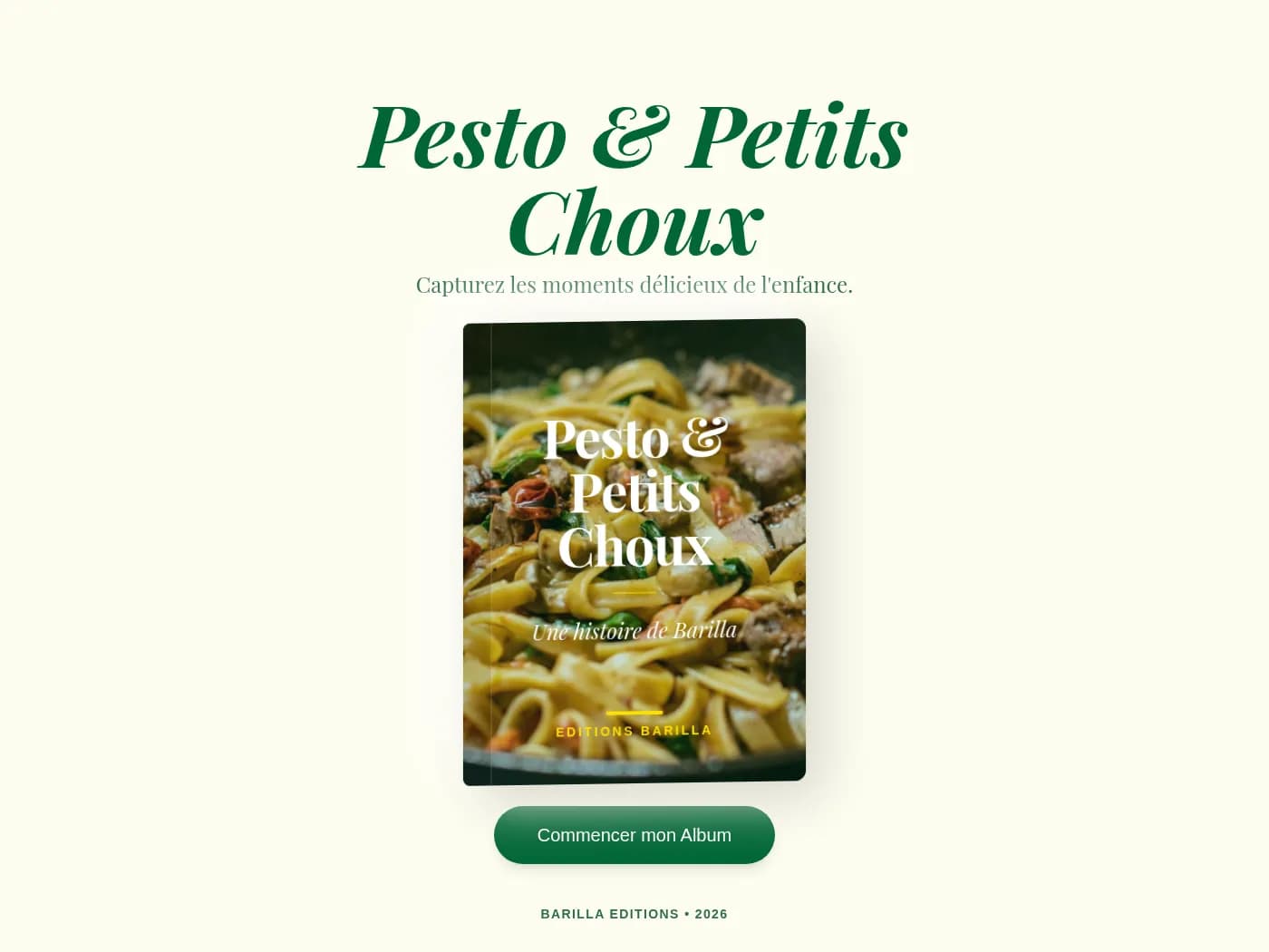 French Pesto Kids Photobook