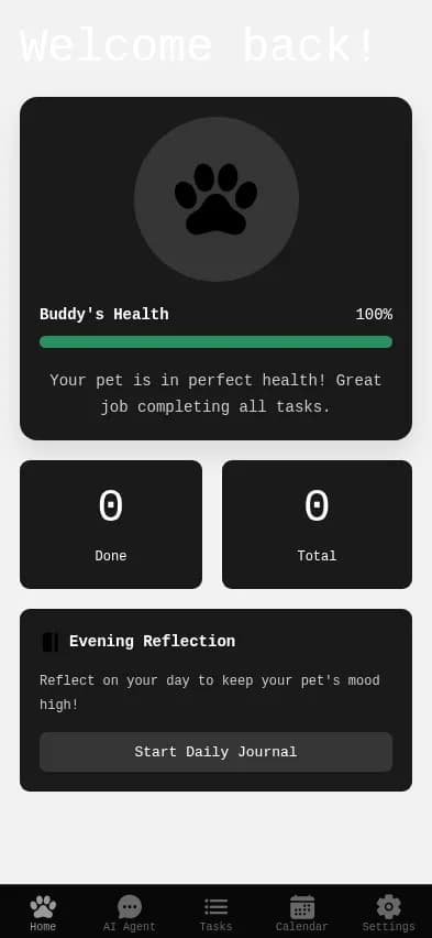 PetTask Productivity App