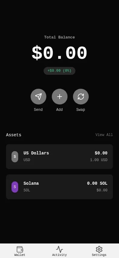 PhantomPay Wallet