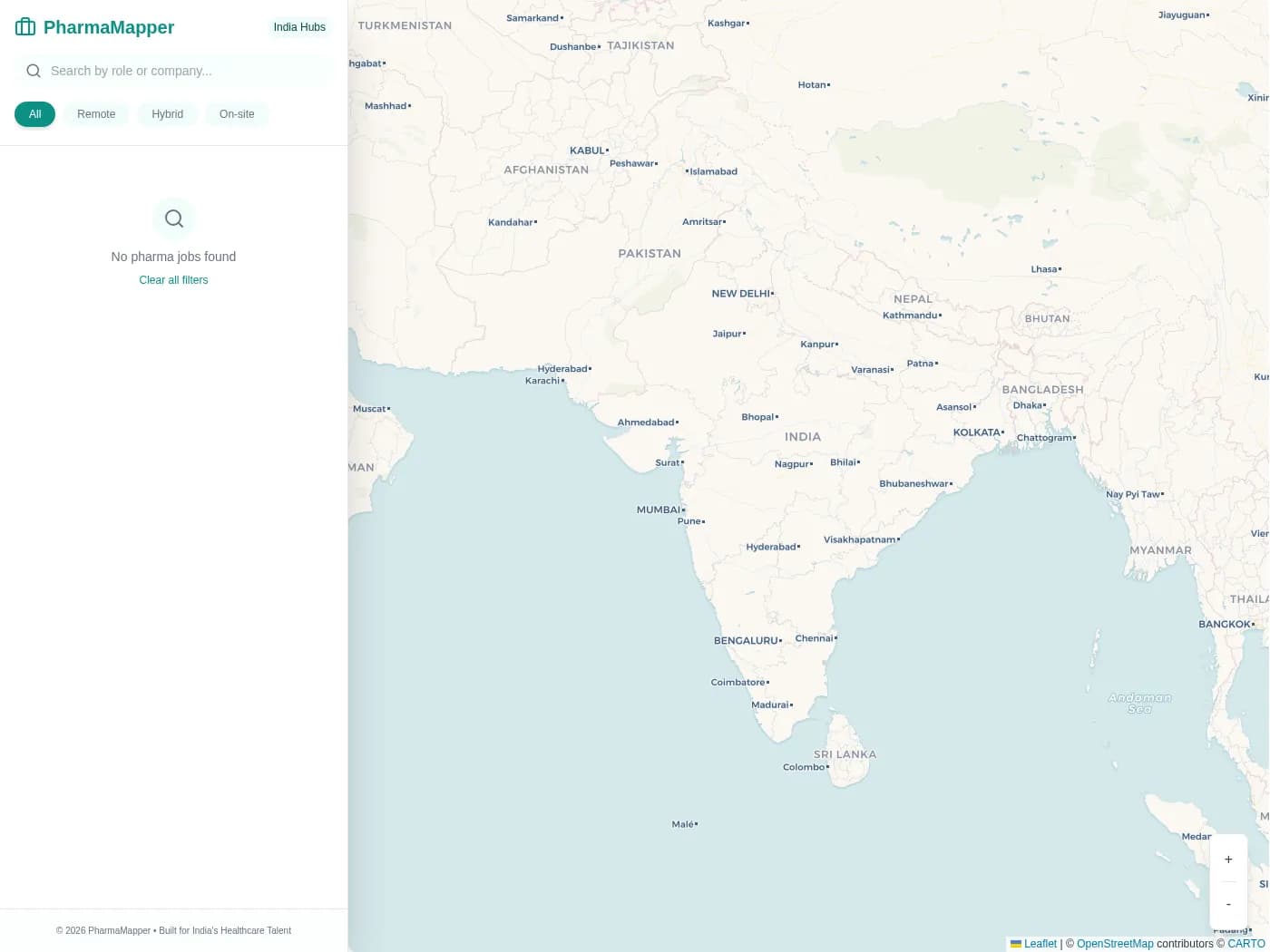 Pharma Job Mapper