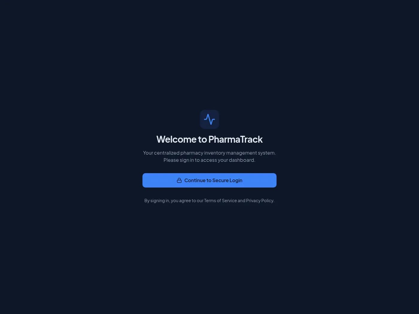 PharmaTrack Inventory