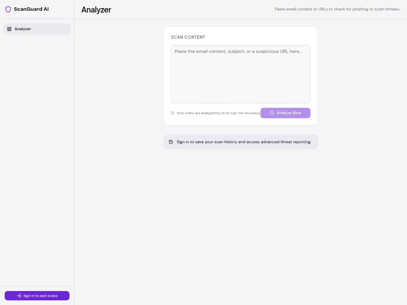 Phishing Scam Detector
