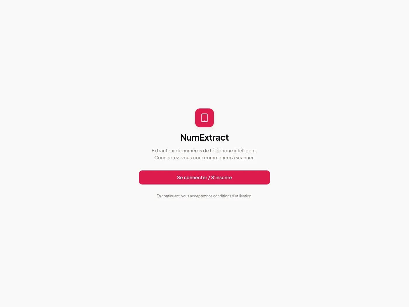 Phone Extractor Web Tool
