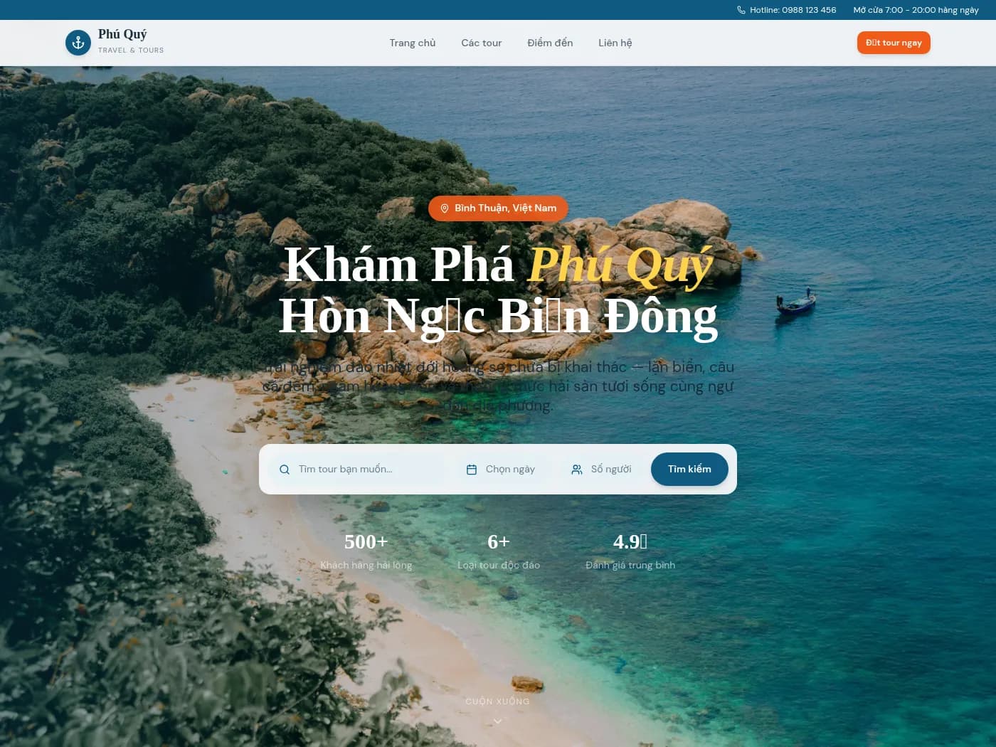 Phu Quy Travel Portal