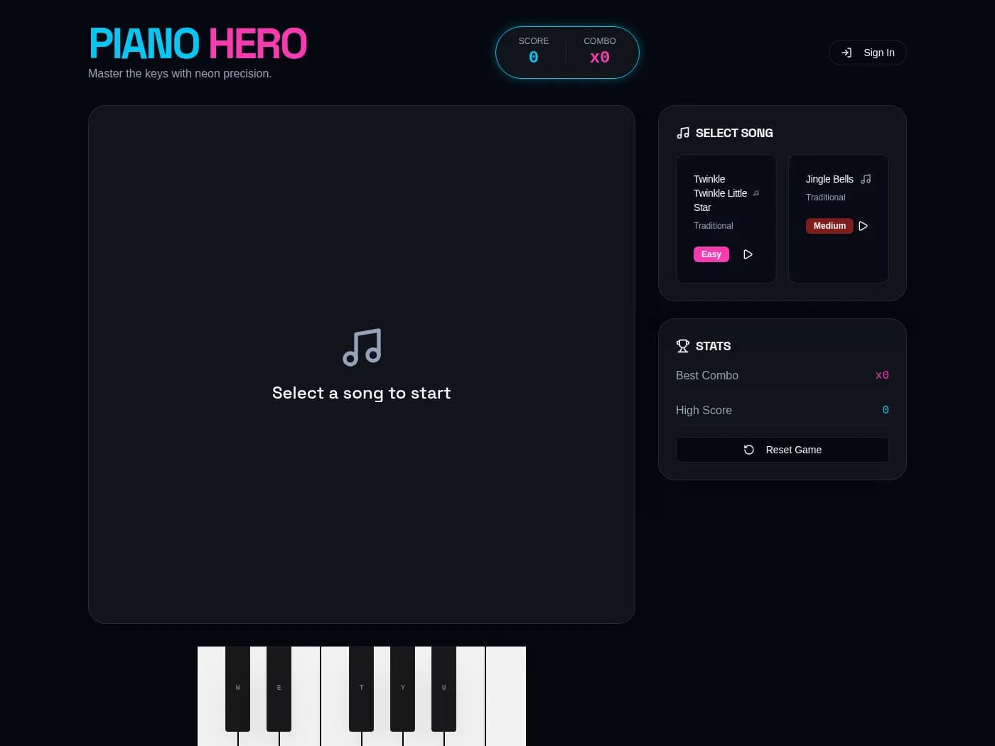 Piano Hero