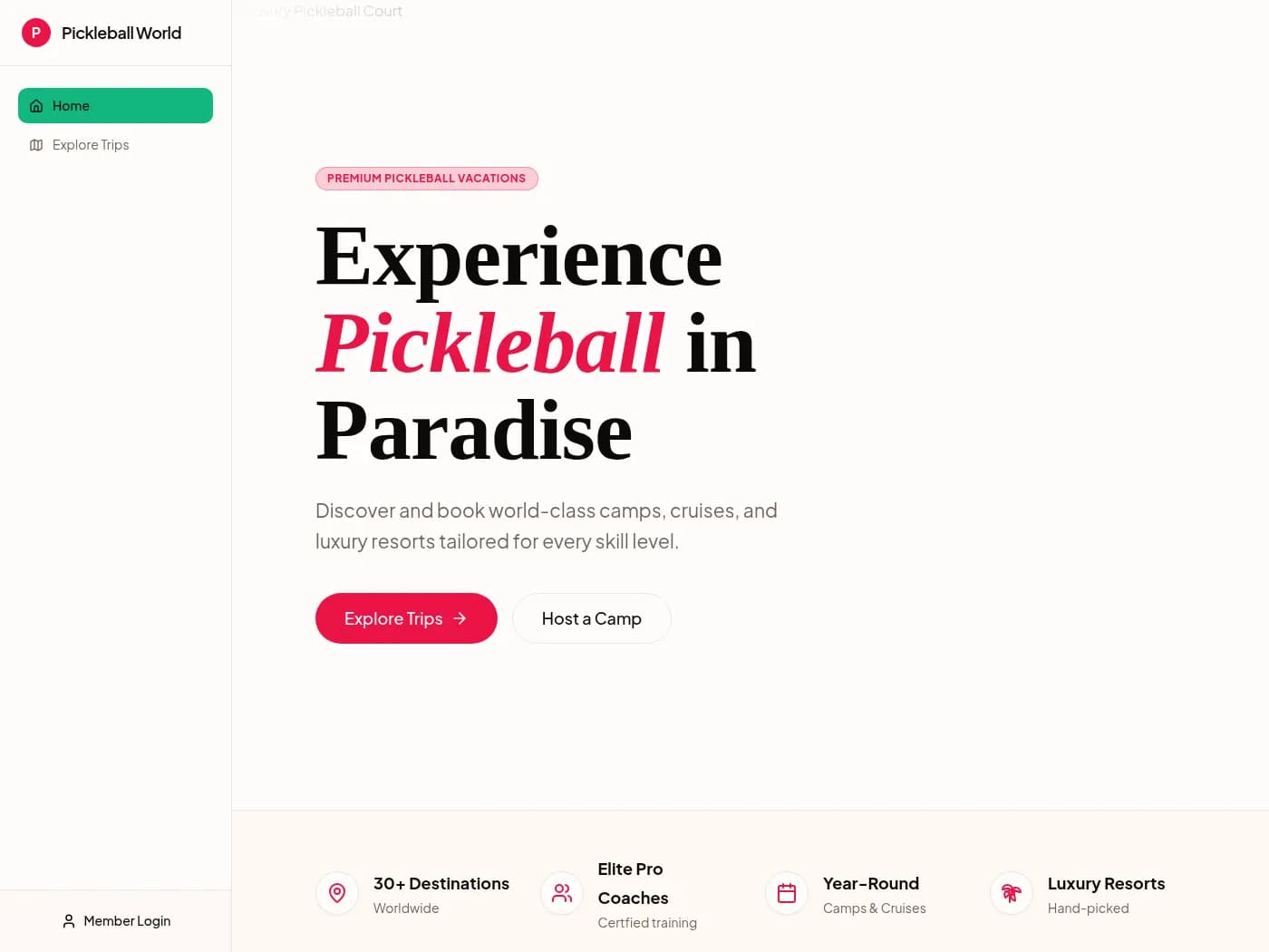 Pickleball Travel World