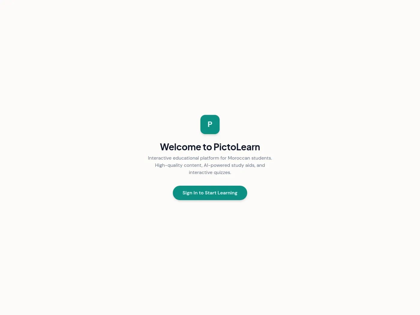 PictoLearn Platform