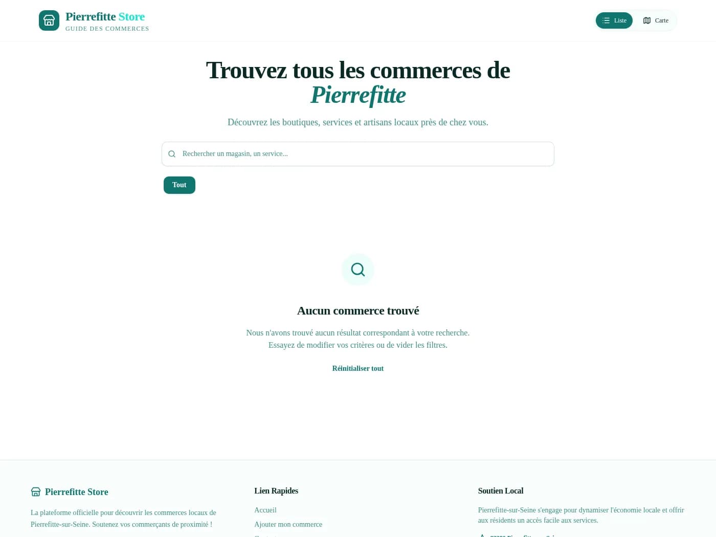 Pierrefitte Store Finder
