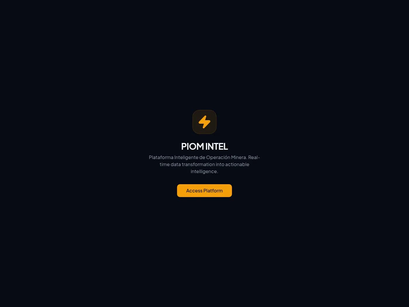 PIOM Mining Intelligence
