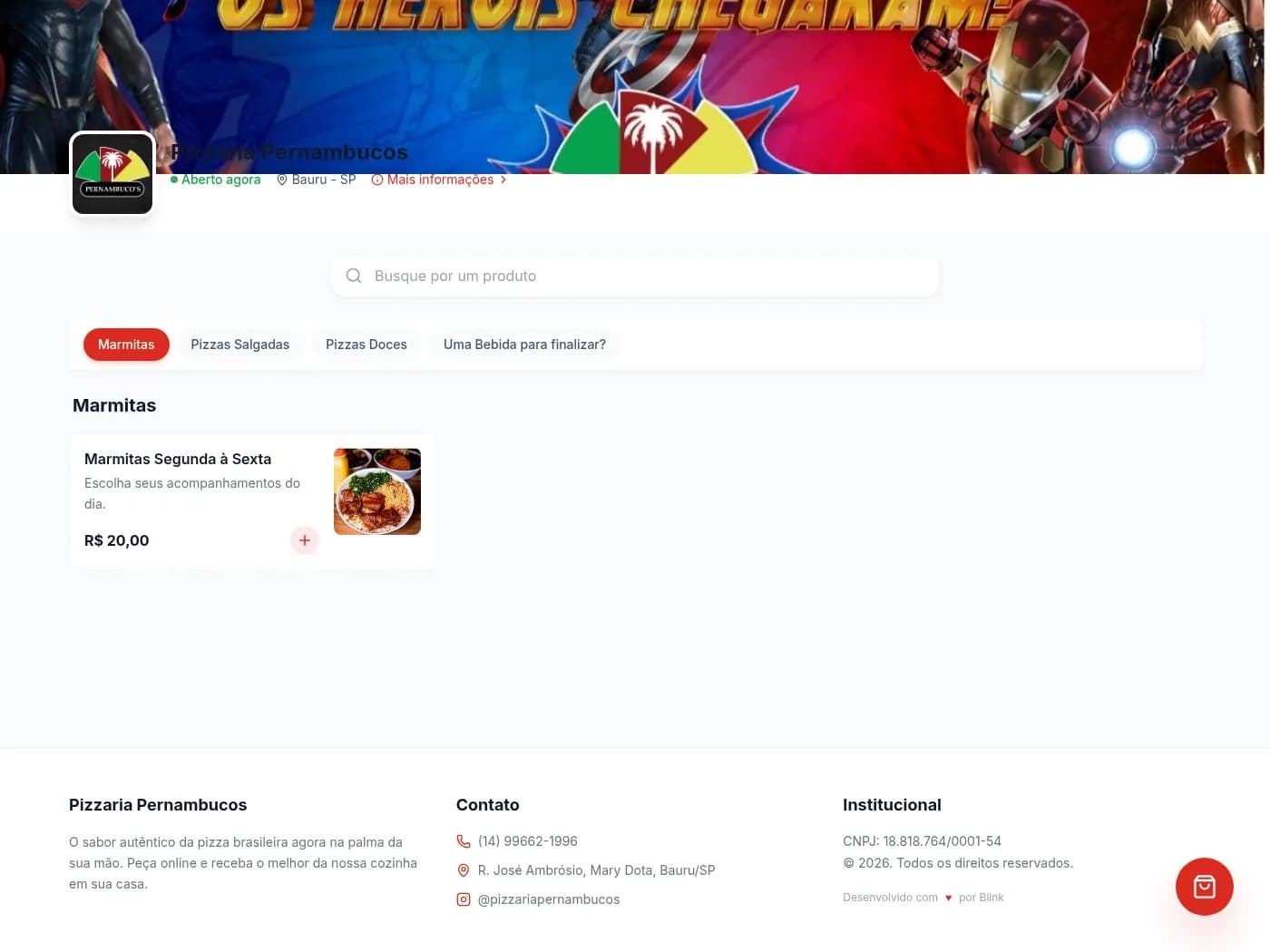 Pernambucos Pizza Clone