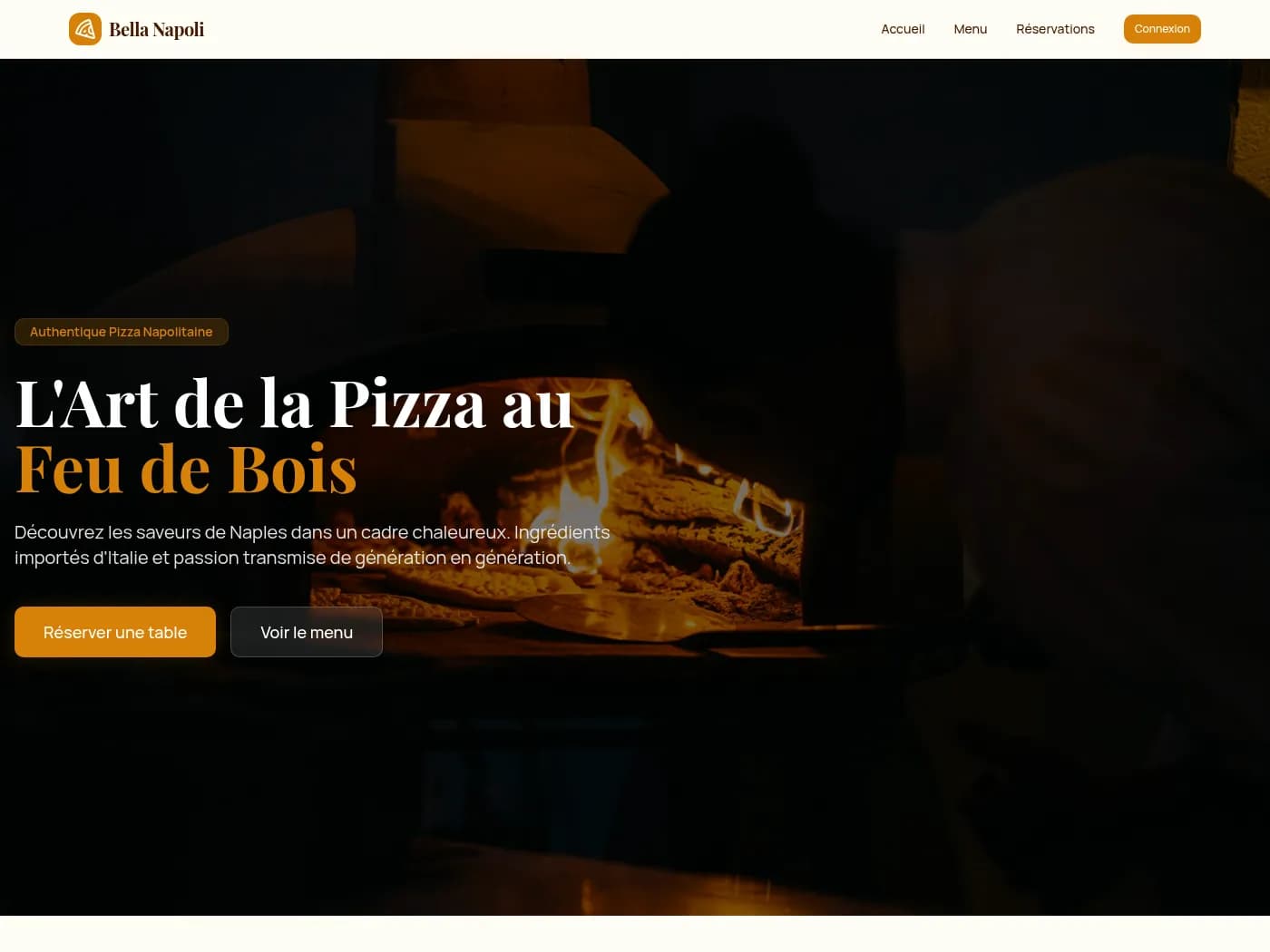 Pizzeria Booking Hub
