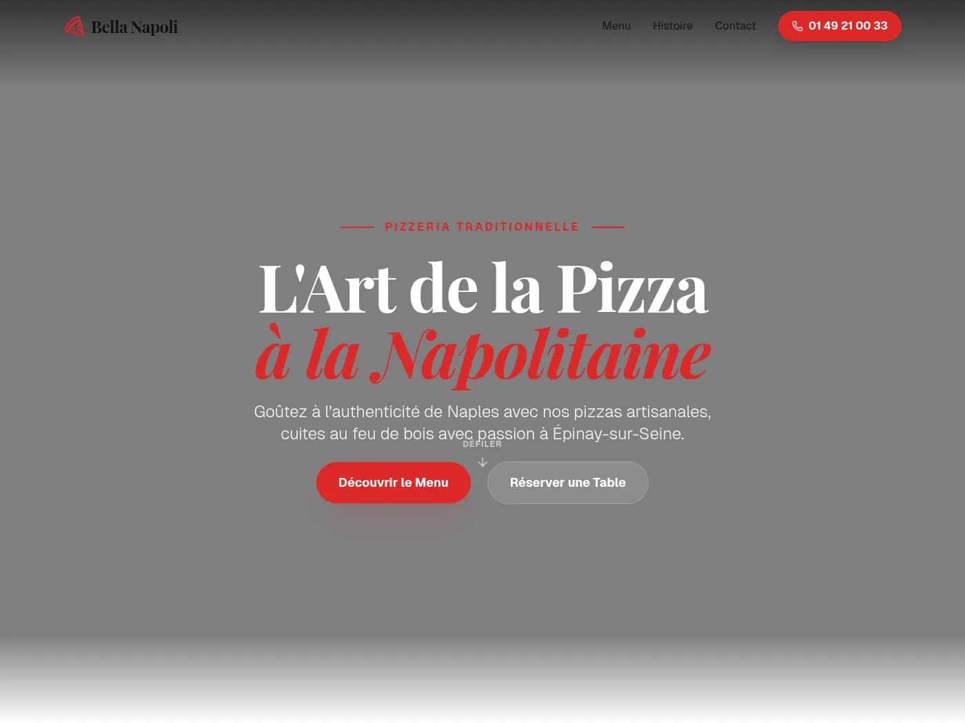 Bella Napoli Webpage