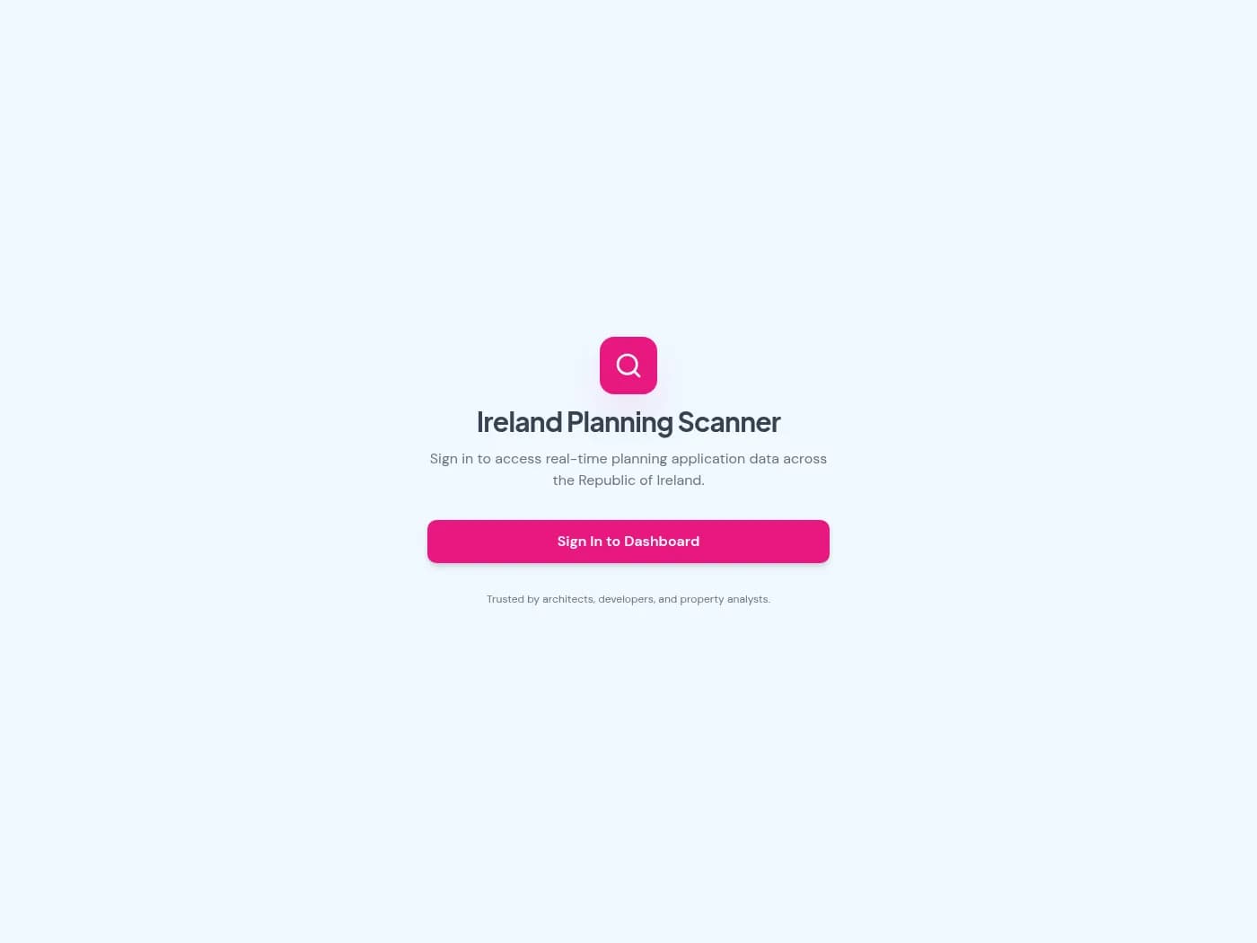 Ireland Planning Scanner
