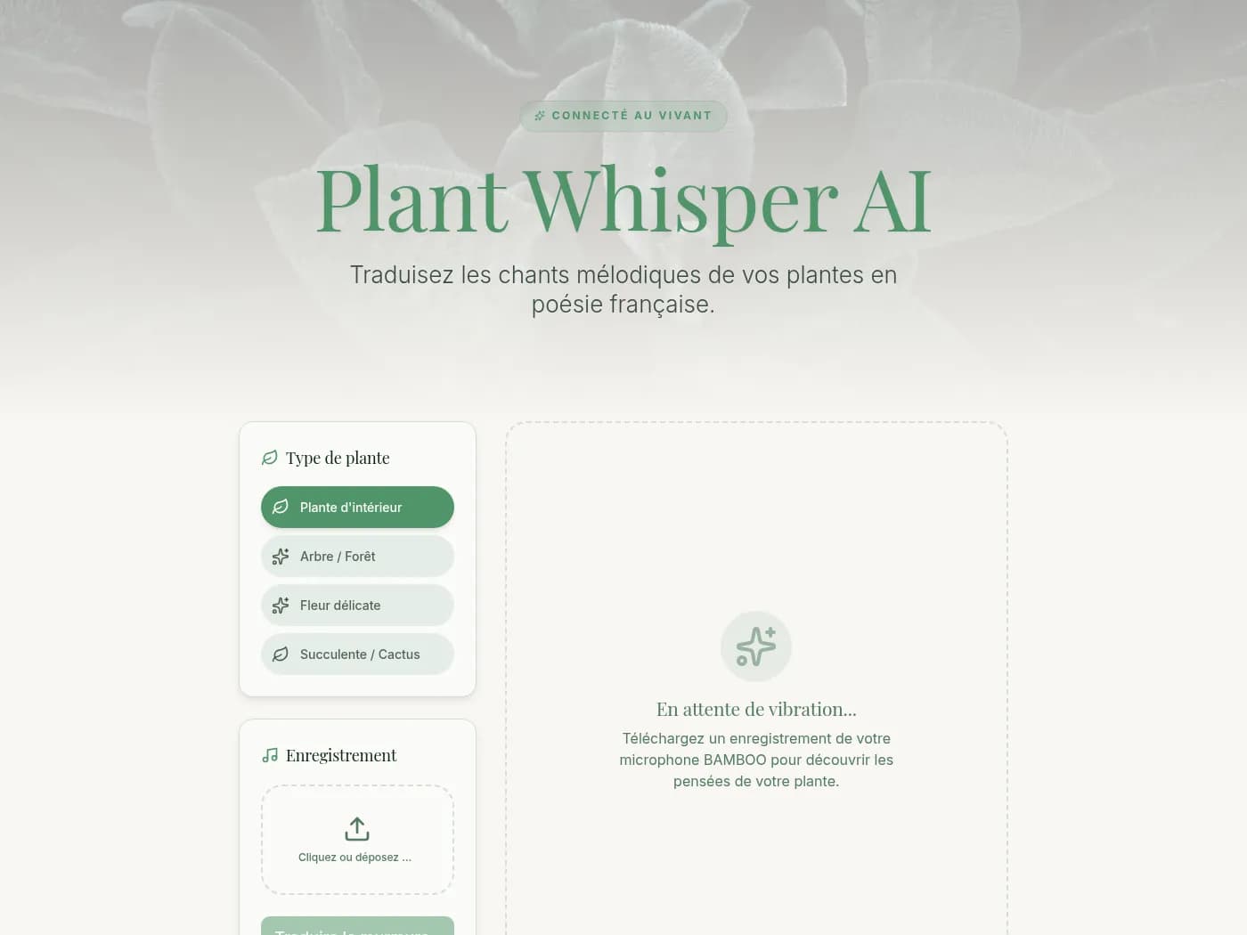 Plant Whisper AI