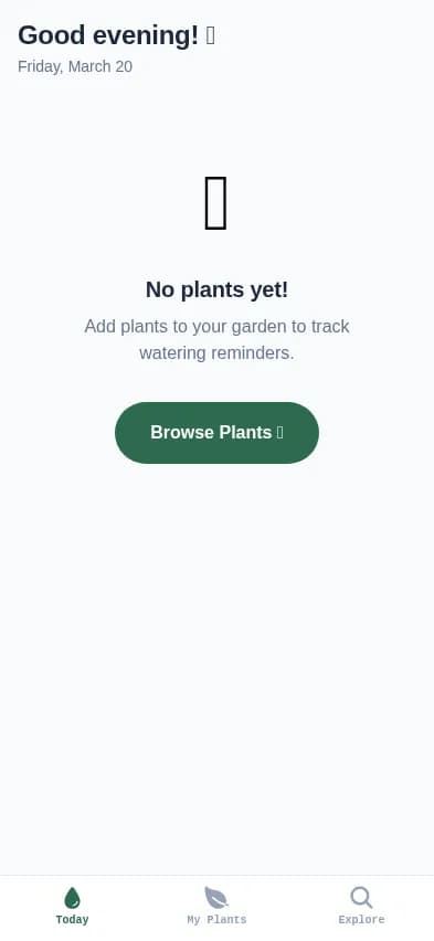 PlantPal Reminder App