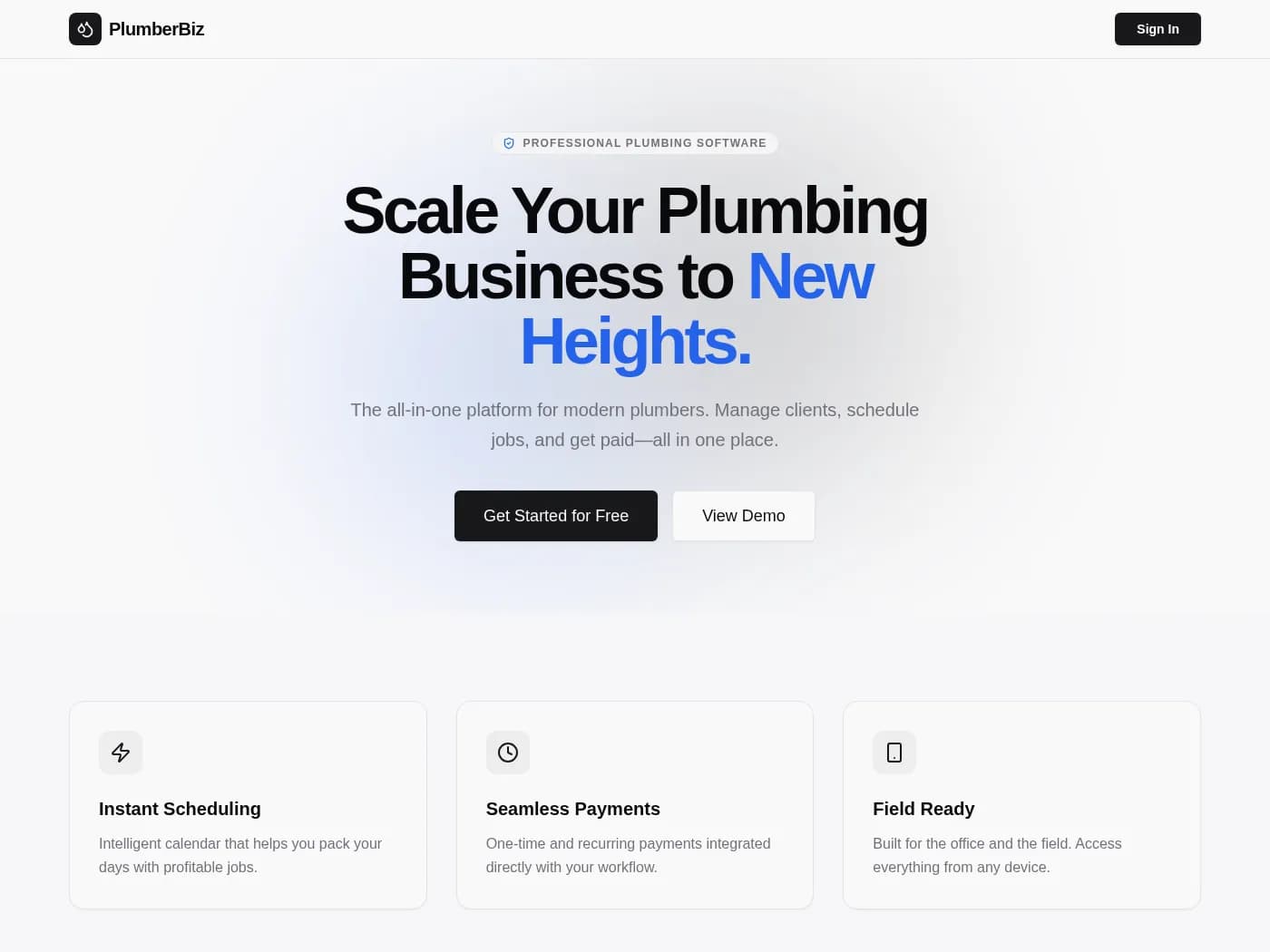 PlumberBiz Suite