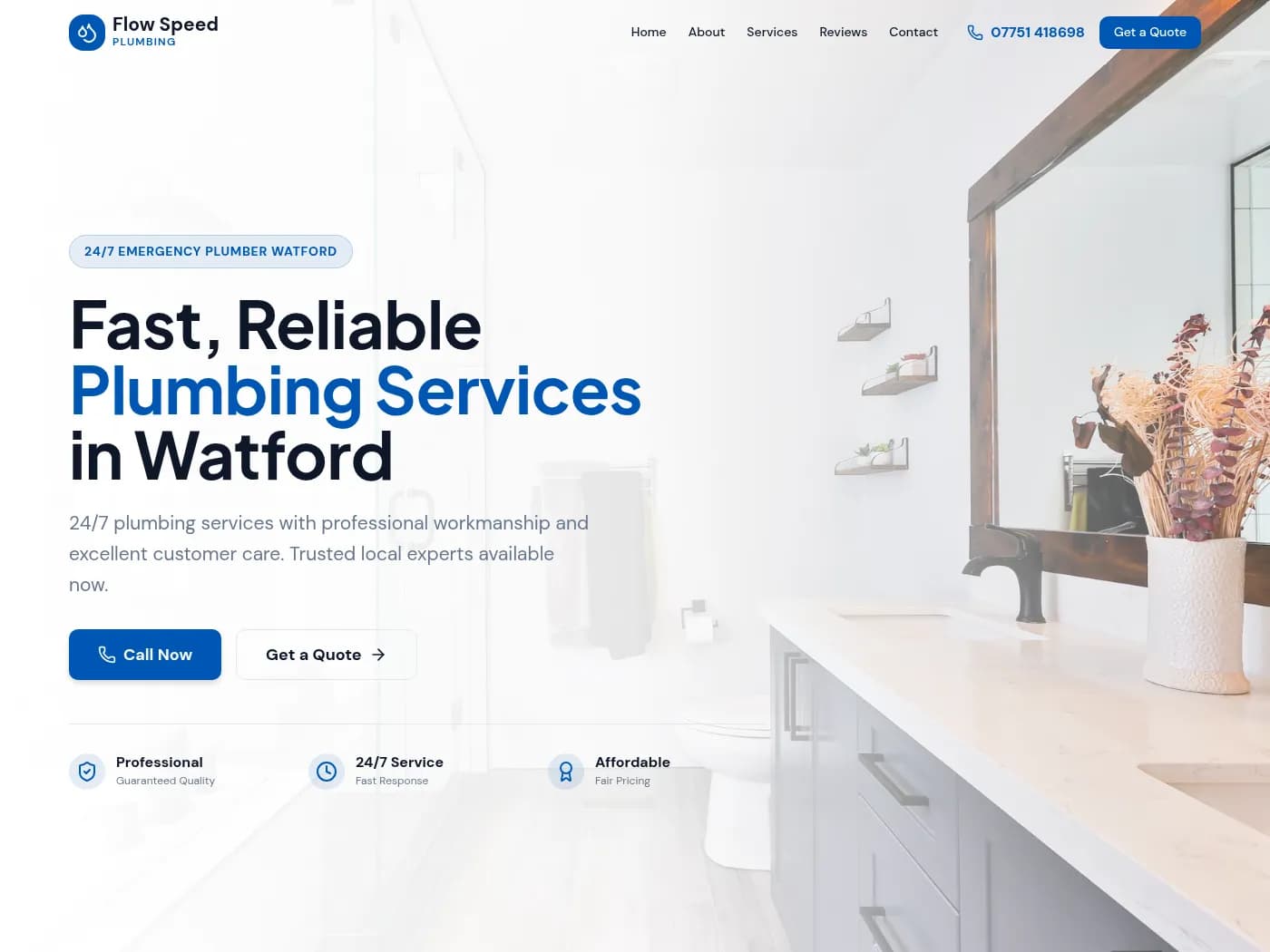 Flow Speed Plumbing Site