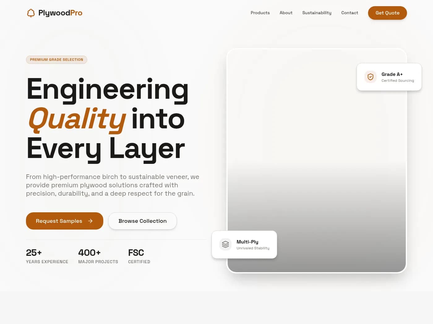 PlywoodPro Website