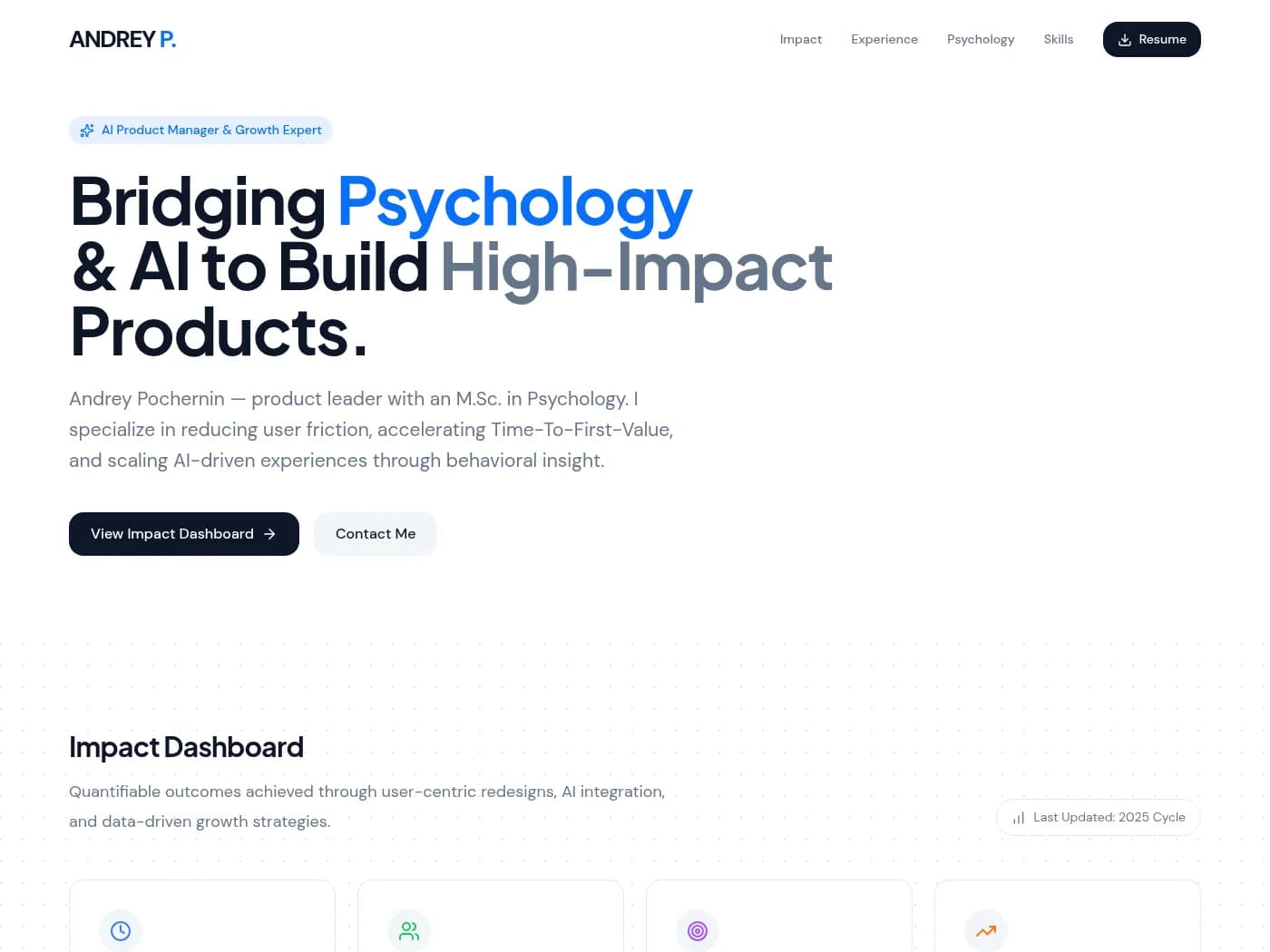 PM Portfolio Site