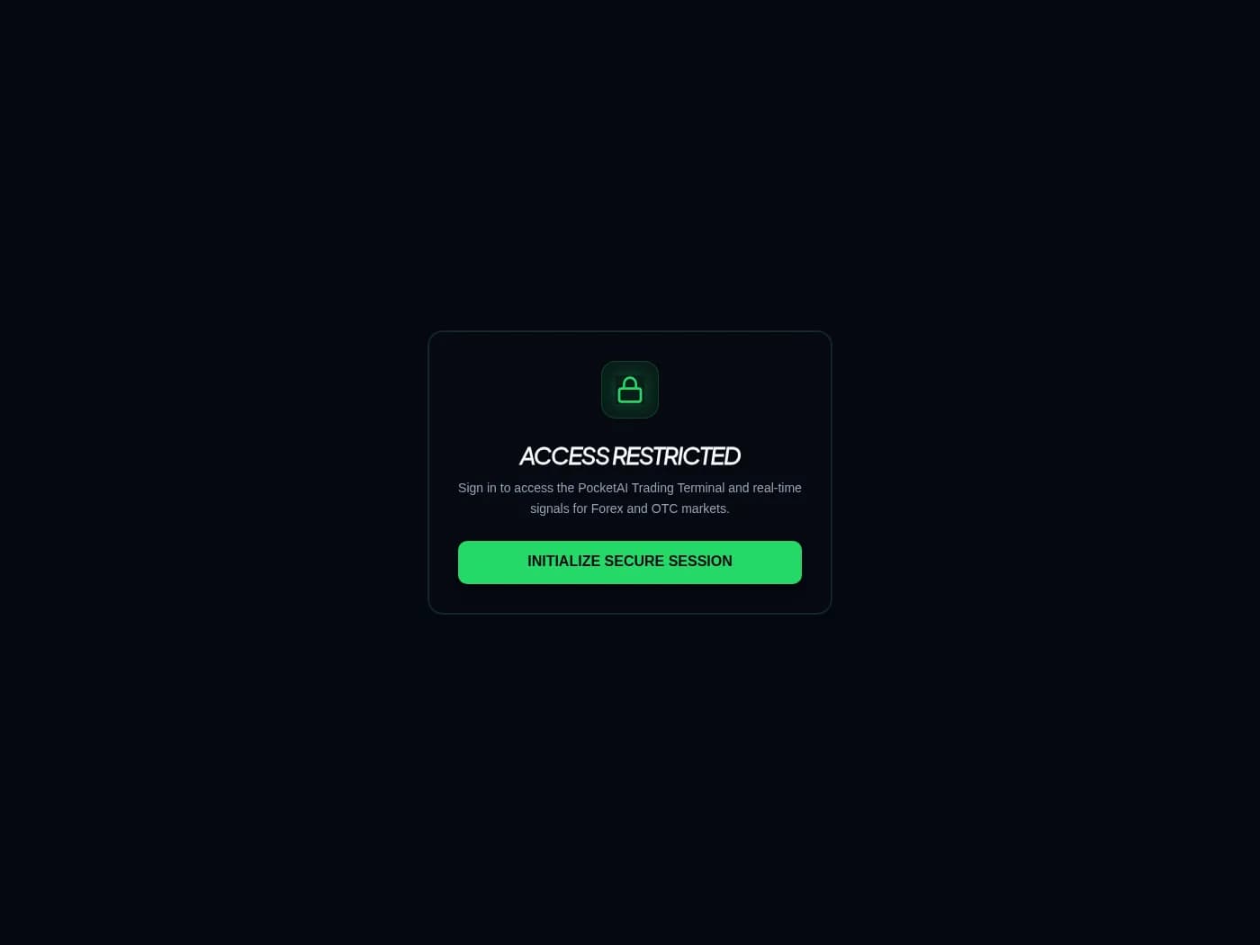 Pocket Option AI Trader