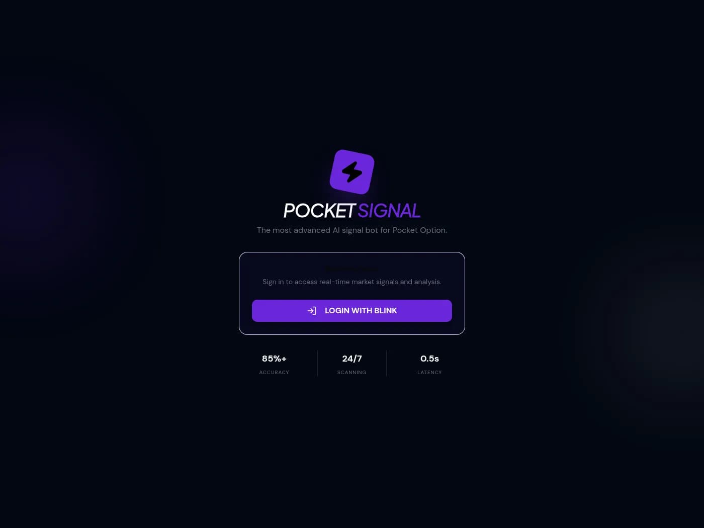 Pocket Option Signal Bot