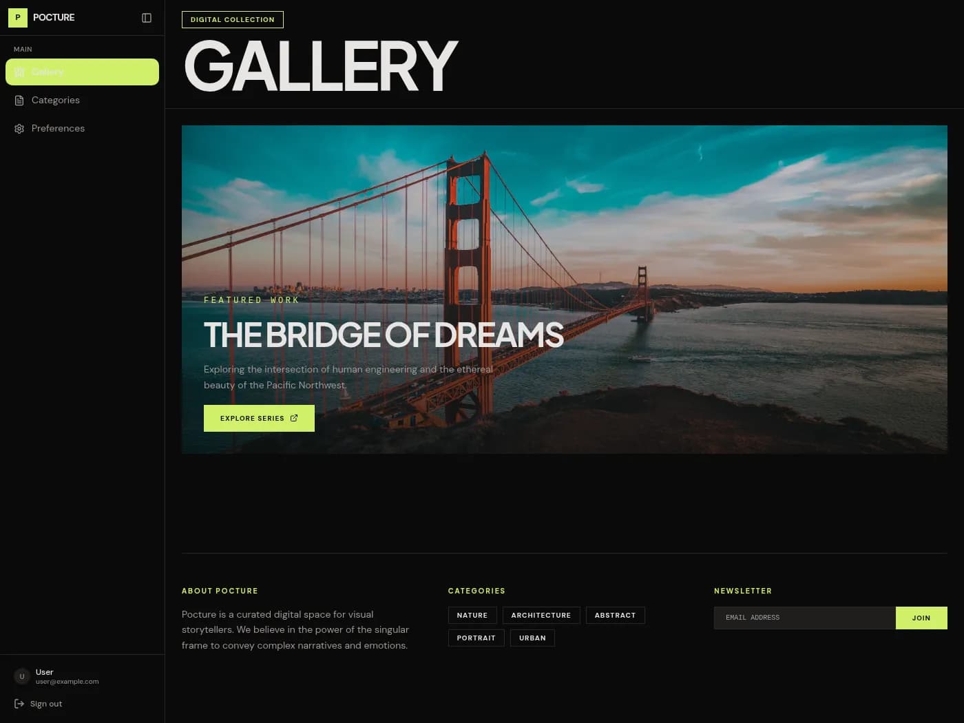 Pocture Web Gallery