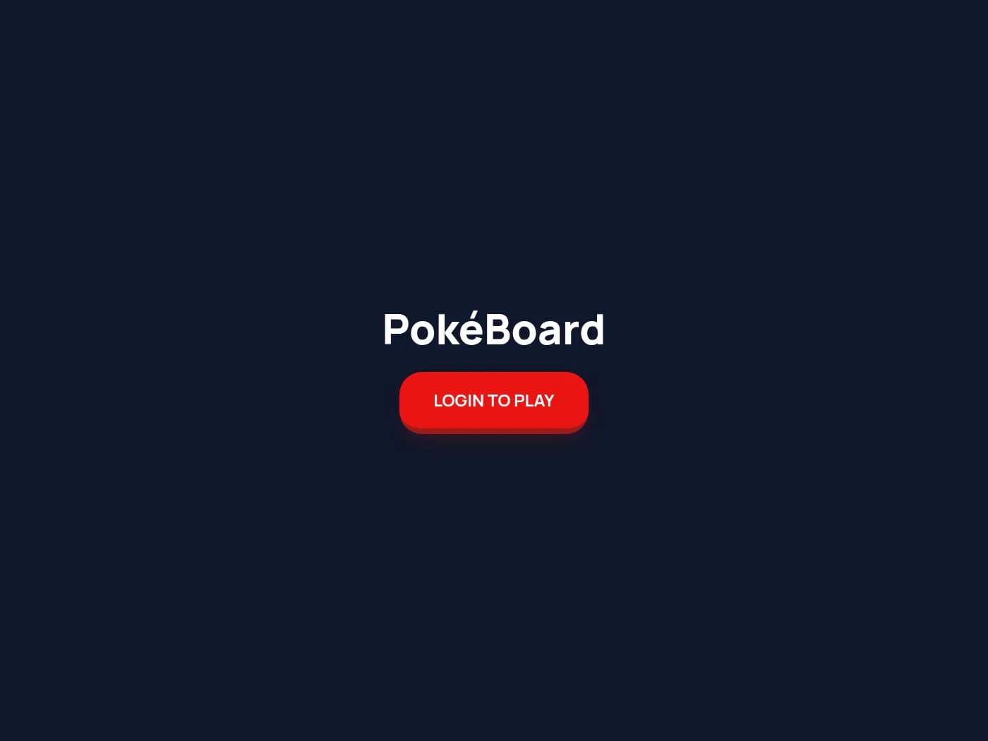 PokéBoard Online Battles