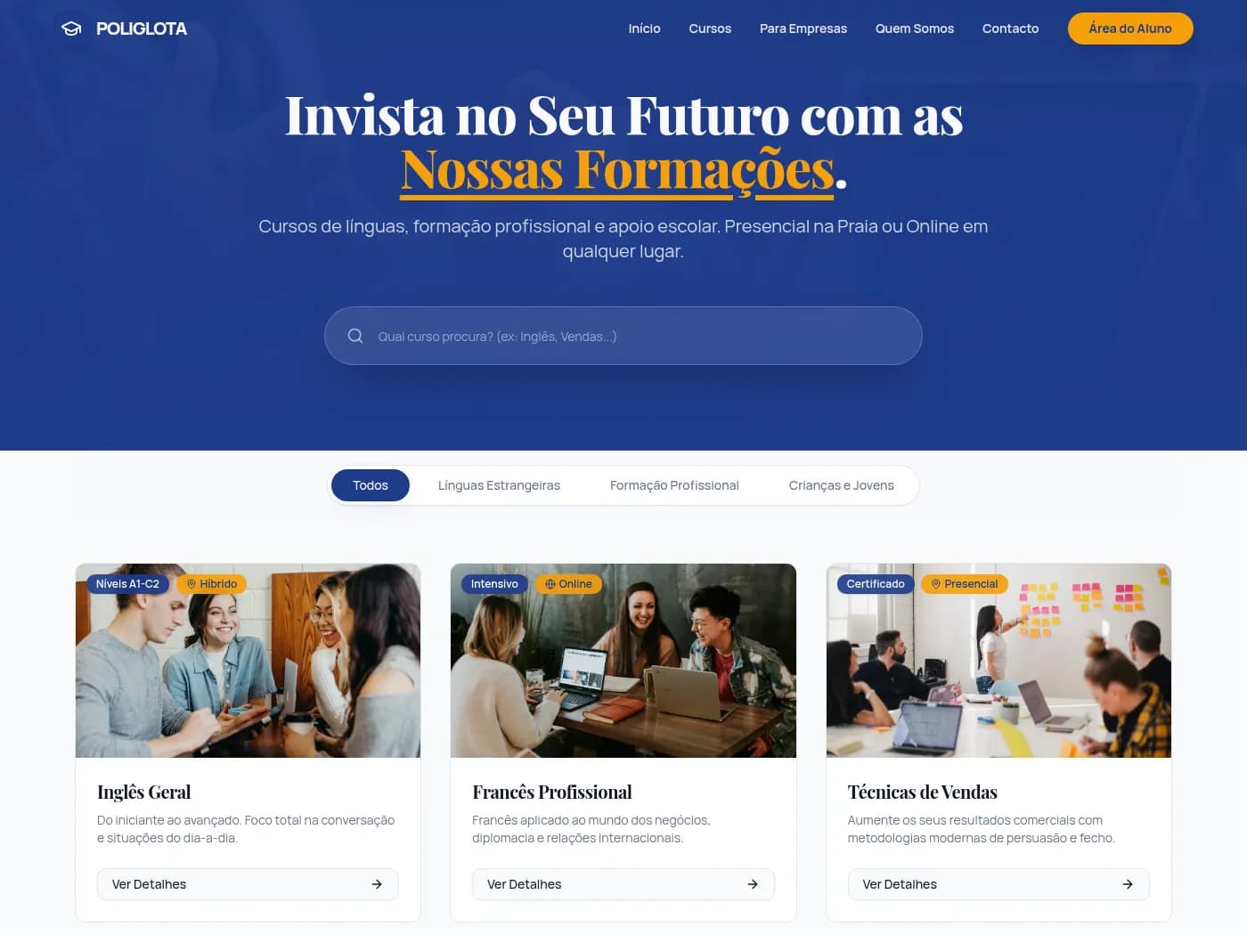 Poliglota Cursos Catalog