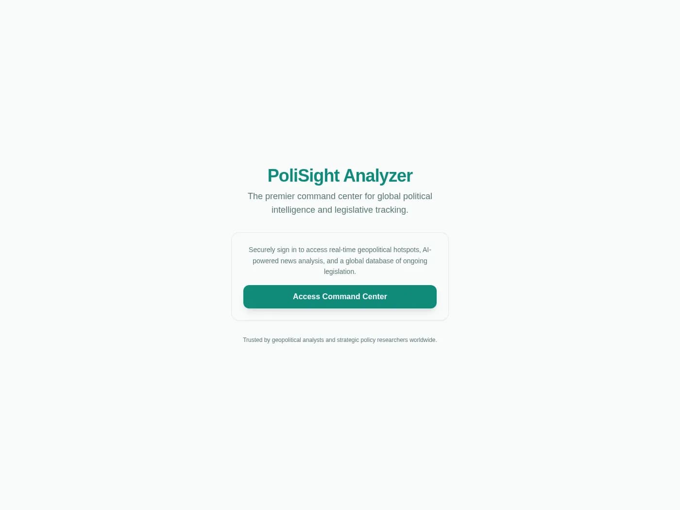 PoliSight Analyzer