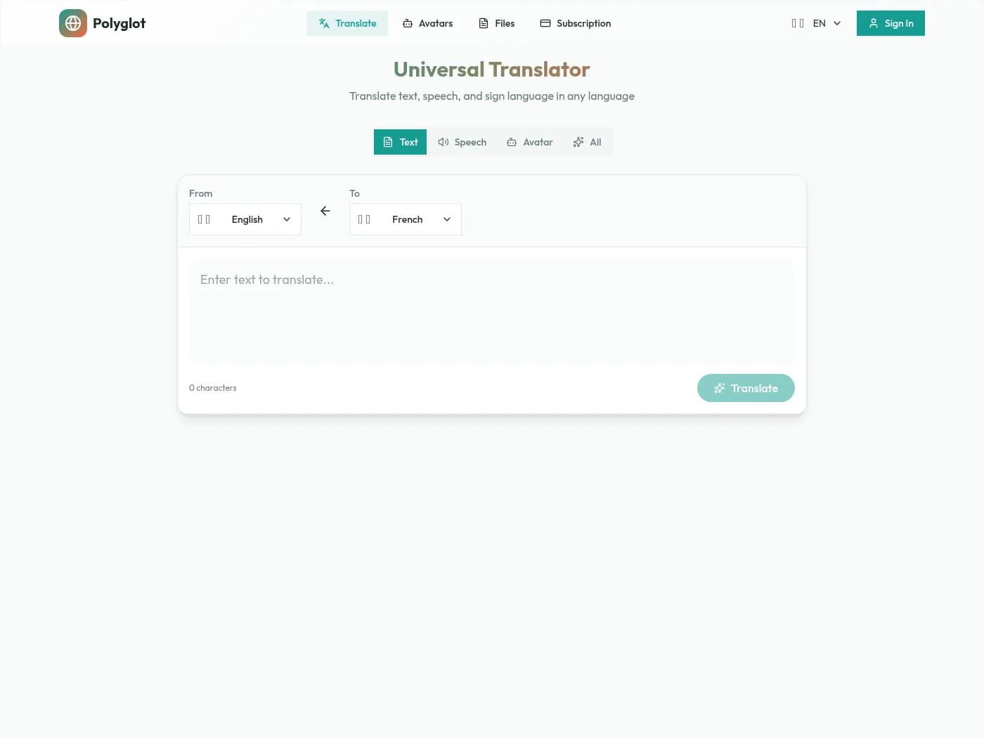 Polyglot Companion App