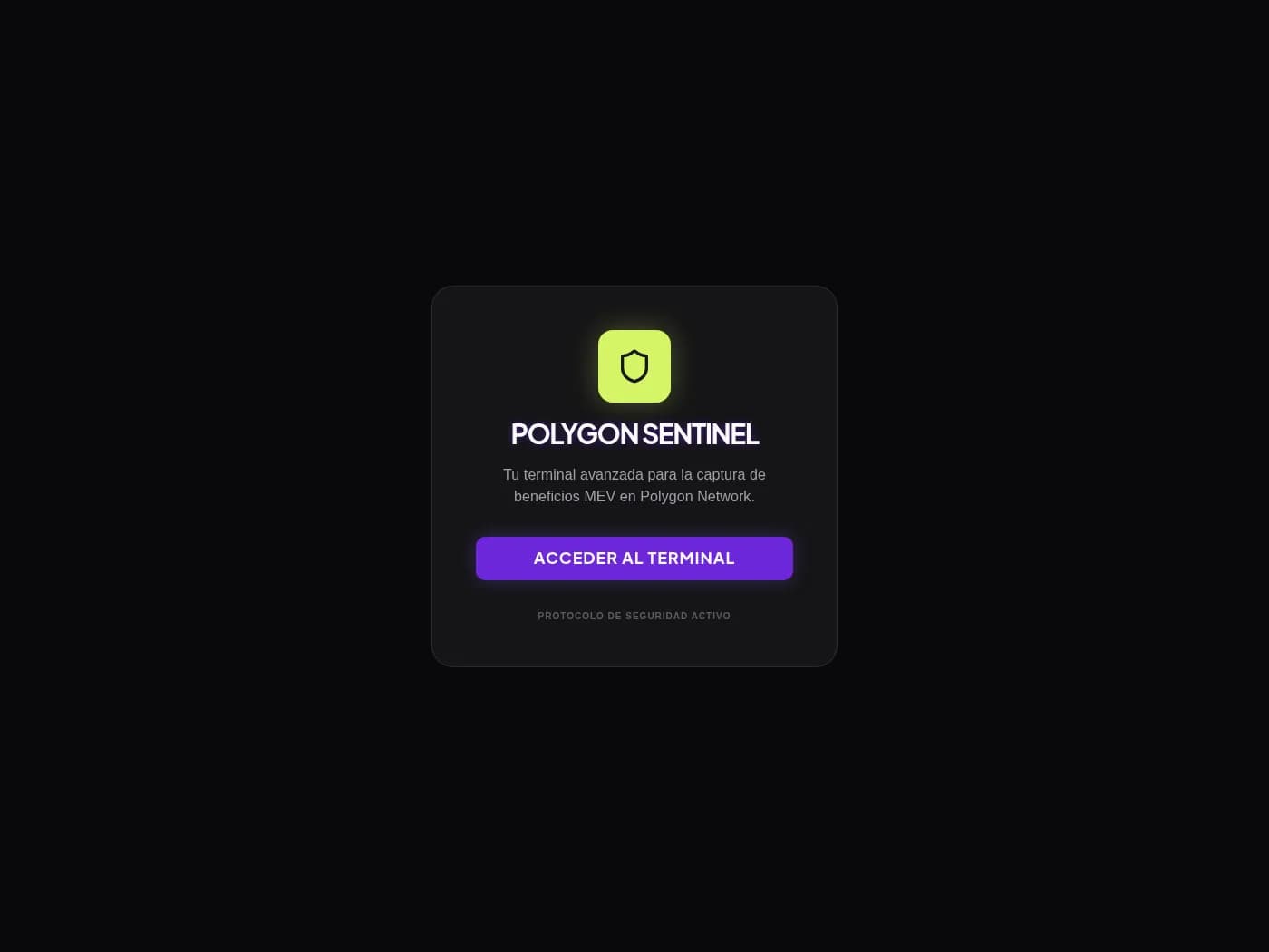 Polygon MEV Bot App
