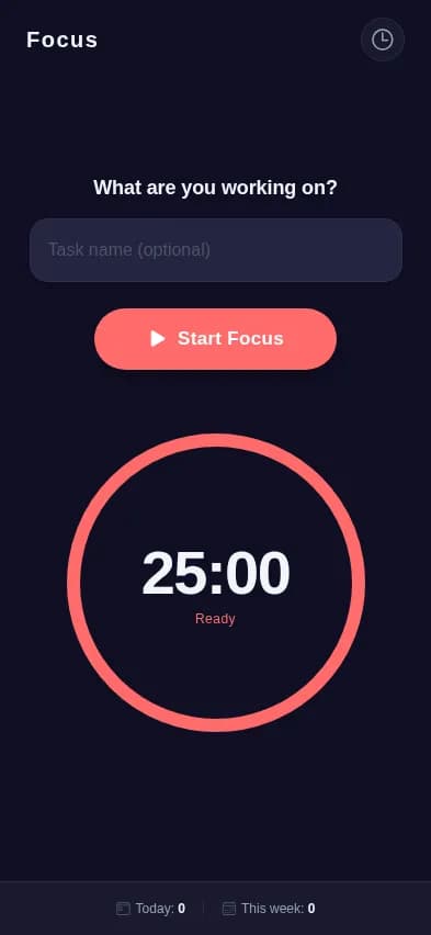 Pomodoro Pro Mobile