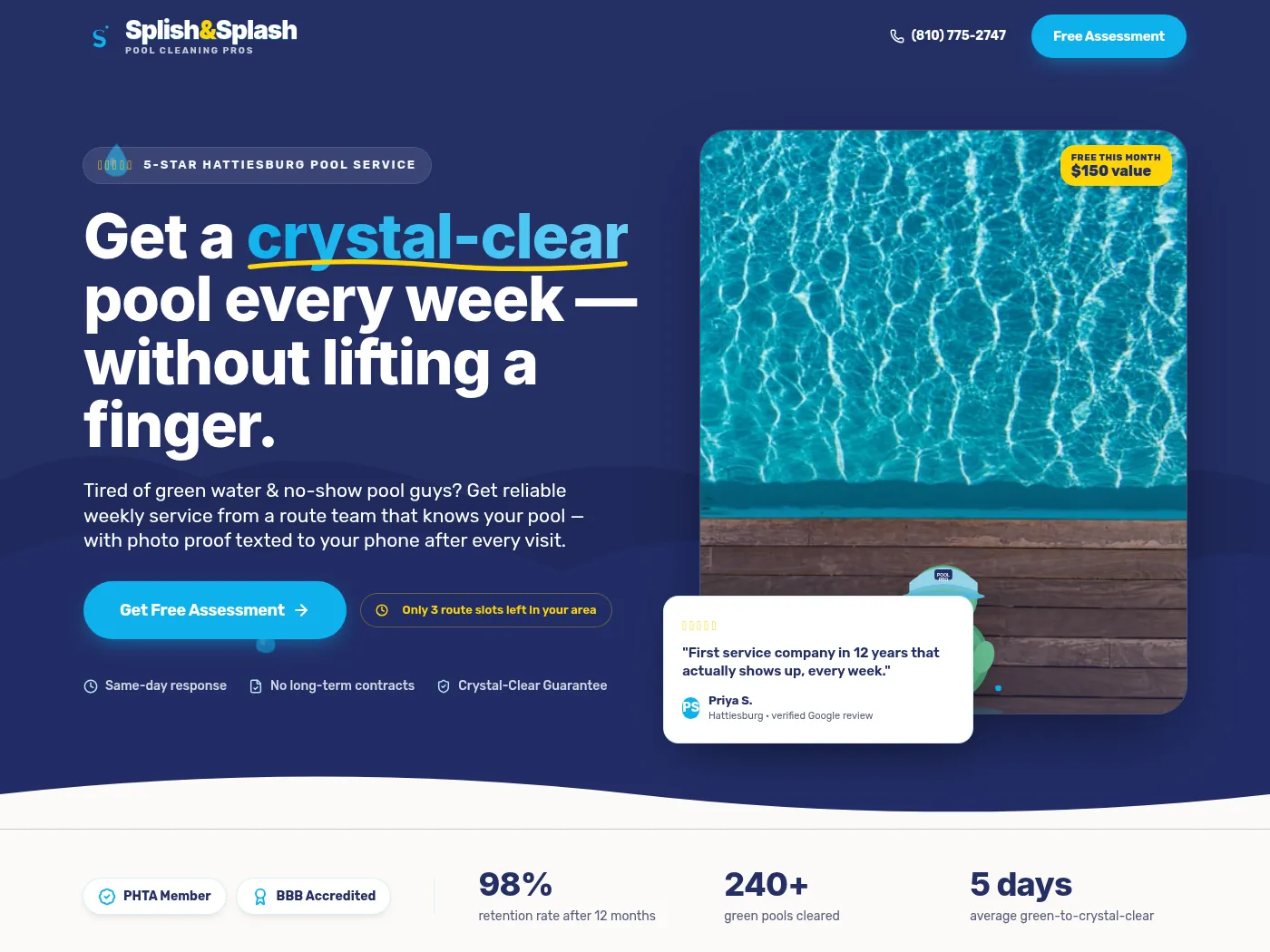 Pool Clean Pro Landing