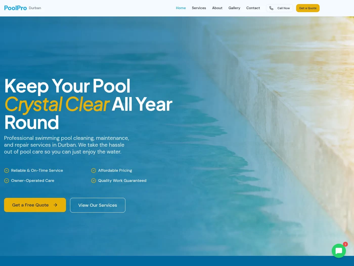 PoolPro Web Presence
