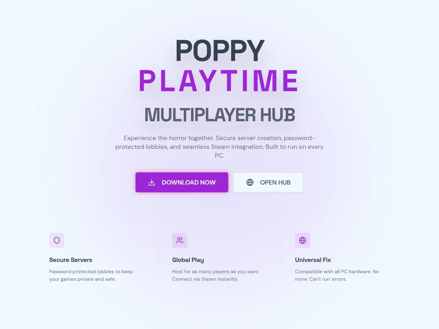 Poppy Playtime Multiplayer Hub
